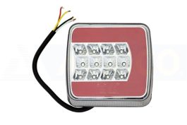 Rear square LED lamp